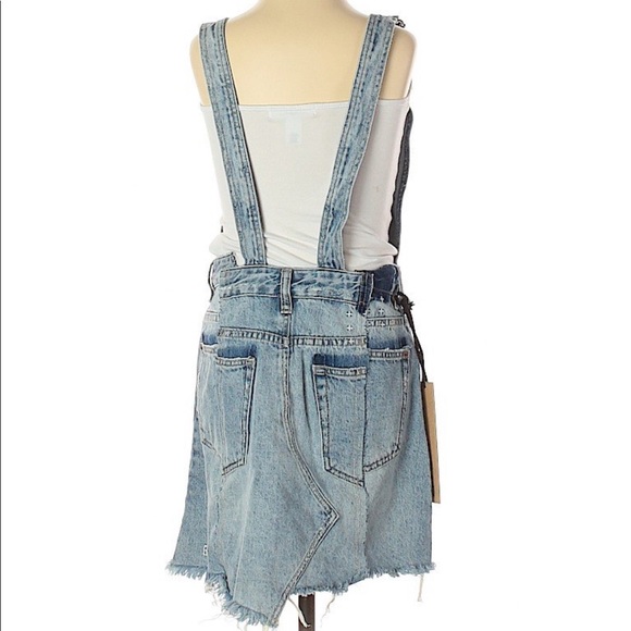 Ksubi | Dresses | Nwt Ksubi Hi Pini Denim Overall Dress Cutsliced ...